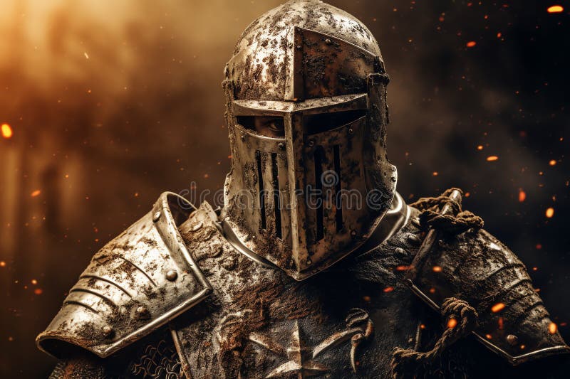 Knightly Oath Medieval Fantasy Photo Stock Illustration - Illustration ...