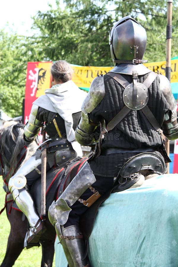 Knight on horseback editorial photography. Image of castle - 14620112