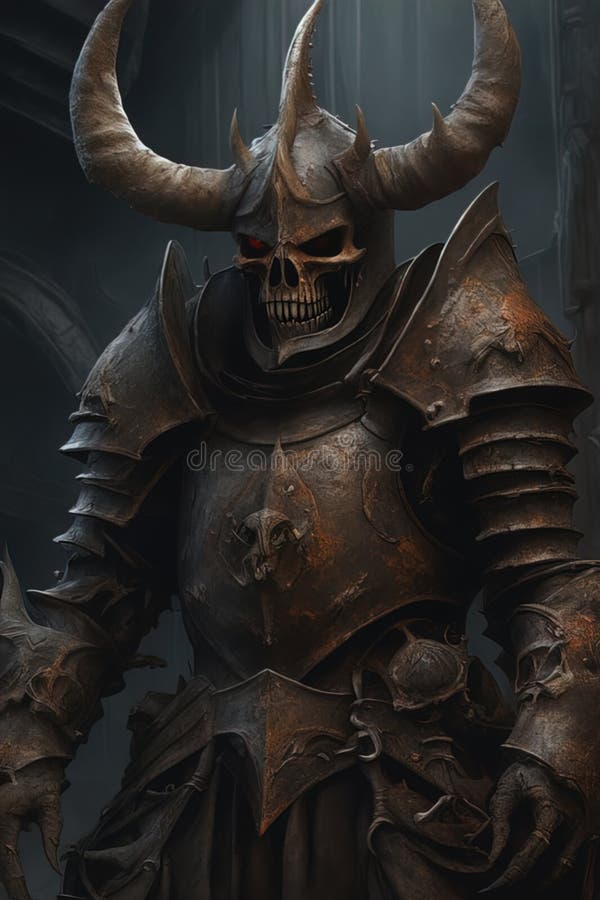 The Knights of the Abyss, Terrifying and Imposing Creatures, Above a ...