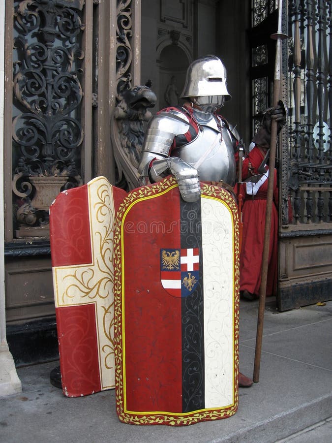 Knights armor stock image. Image of crest, metal, guard - 12291431