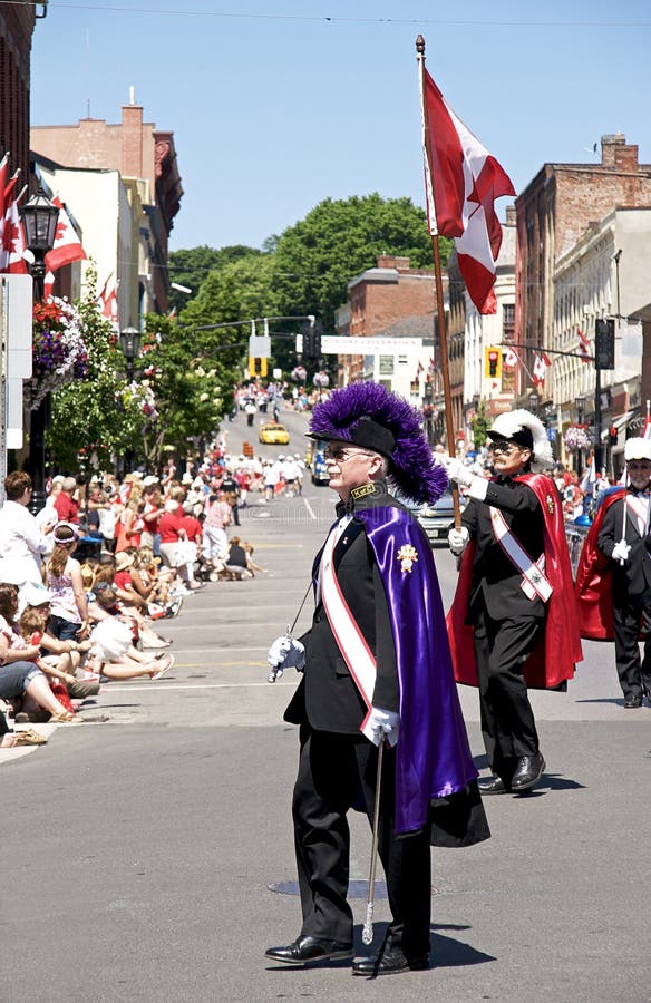Knights of Columbus - Canada Day Parade Editorial Stock Image - Image ...