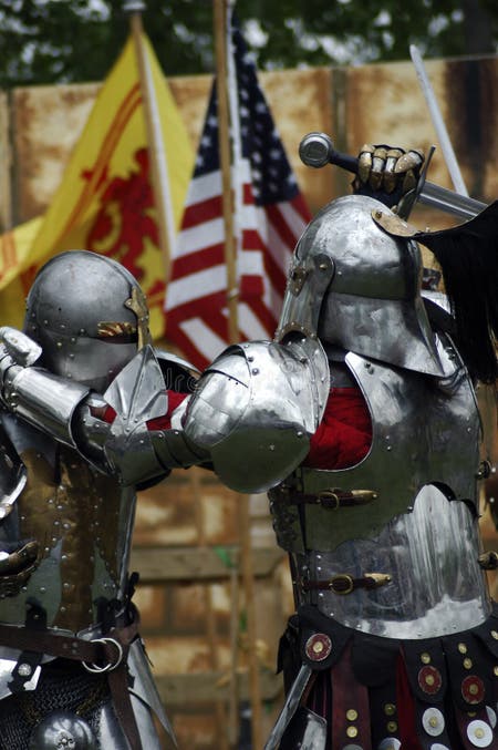 Knights Fighting stock photo. Image of fight, knight, renaissance - 644630