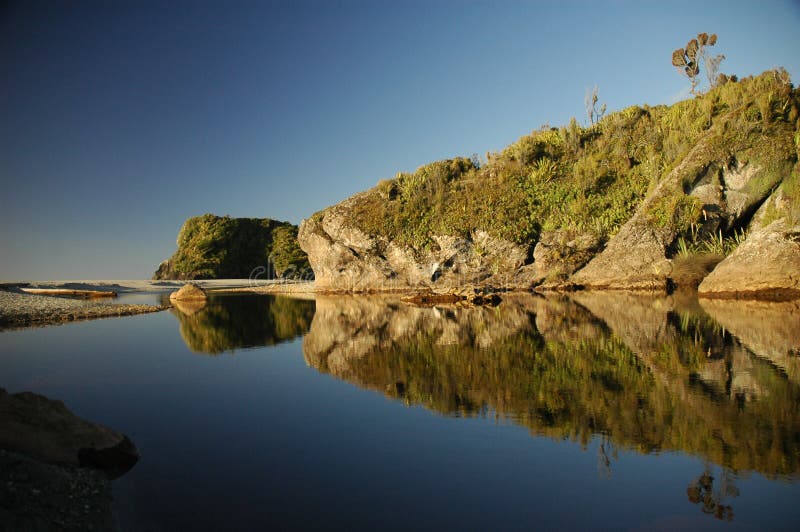 Knights point beach stock image. Image of reflection, colors - 6996295