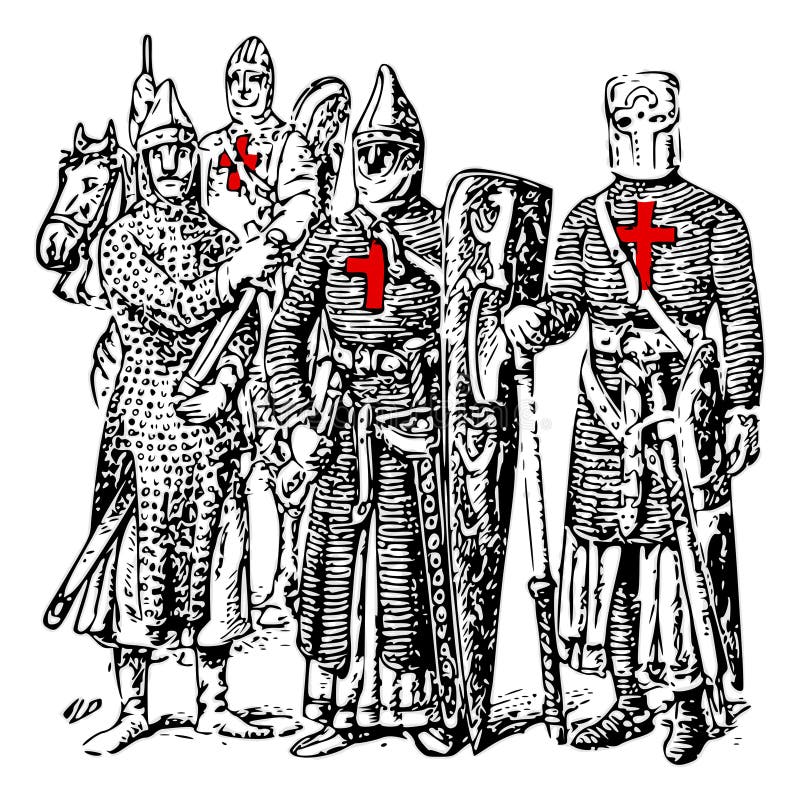 Knights Templar Stock Illustrations – 320 Knights Templar Stock ...