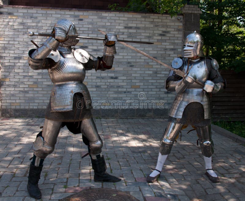 Crusader Knight Standing Guard Stock Photos - Free & Royalty-Free Stock ...