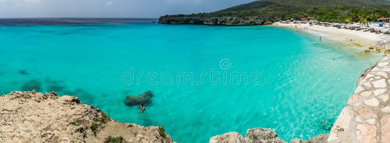 Knip Beach - Curacao Views stock image. Image of coast - 90452875