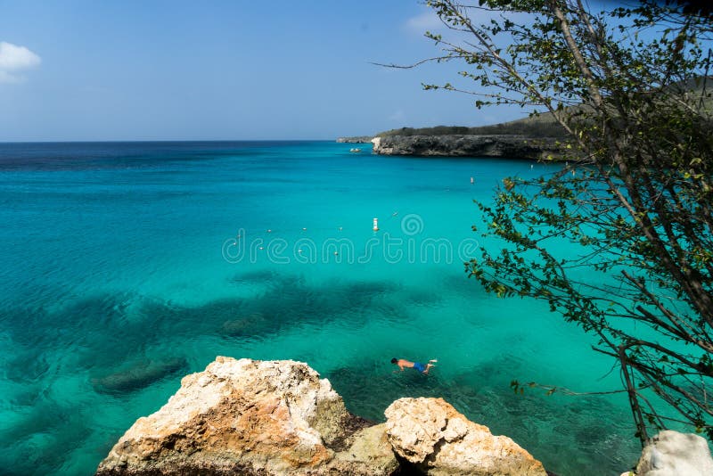 Knip Beach, Curacao stock photo. Image of tropical, coast - 16311656