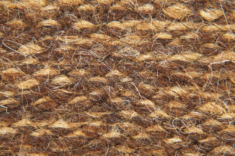 Rough Knit Camel Wool Fabric Texture Pattern. Stock Photo - Image of ...