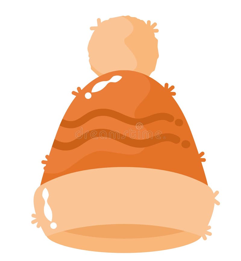 Knit cap autumn clothes stock illustration. Illustration of weather ...