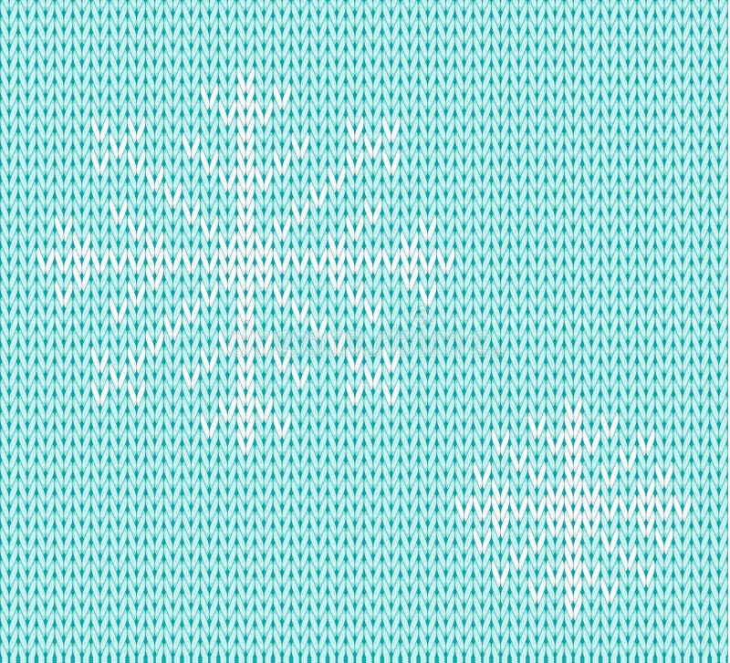 Knit Seamless Pattern with Snowflakes. Wool Background. Vector. Winter ...