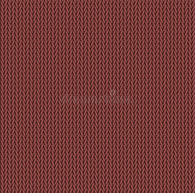 Knit Texture Red Color. Vector Seamless Pattern Fabric Stock Vector ...