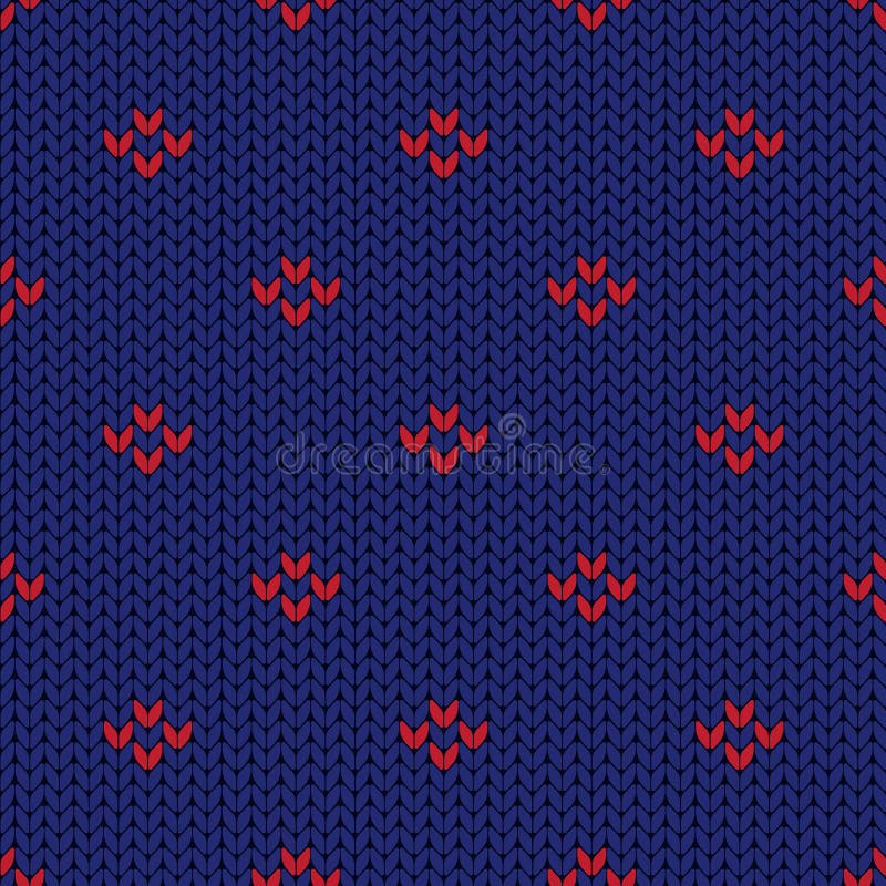 Knit Texture Seamless Pattern Background Vector Illustration Stock ...