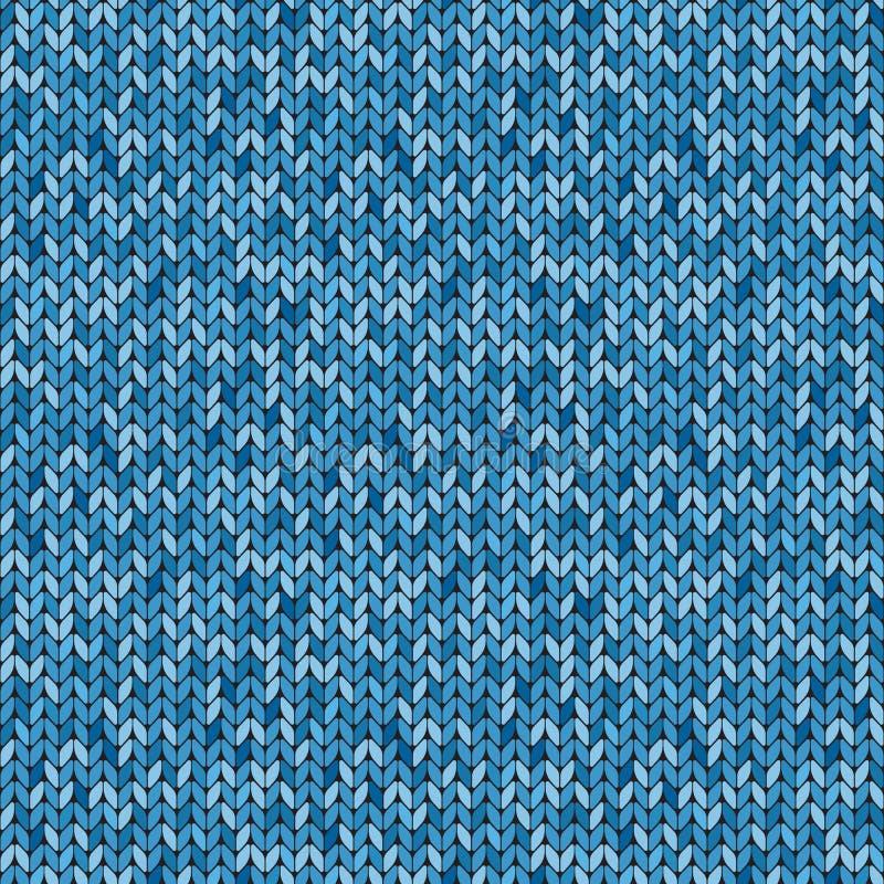 Knit Texture Seamless Pattern Background Vector Illustration Stock ...
