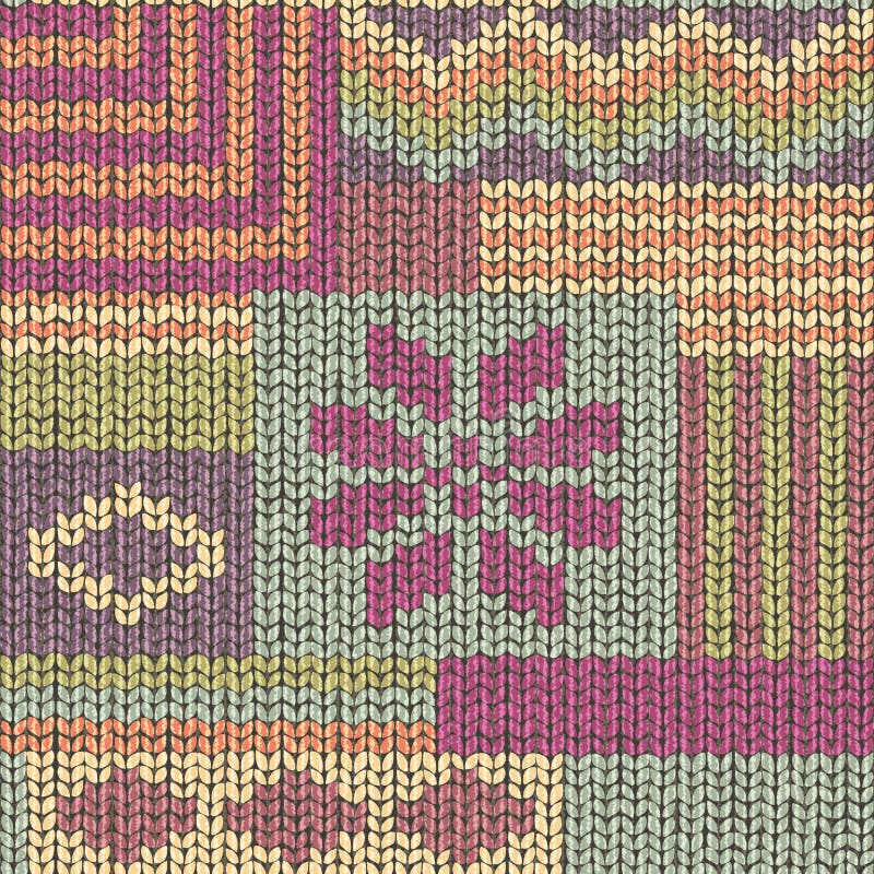 Knit Texture, Wool Seamless Pattern Vector Stock Vector - Illustration ...