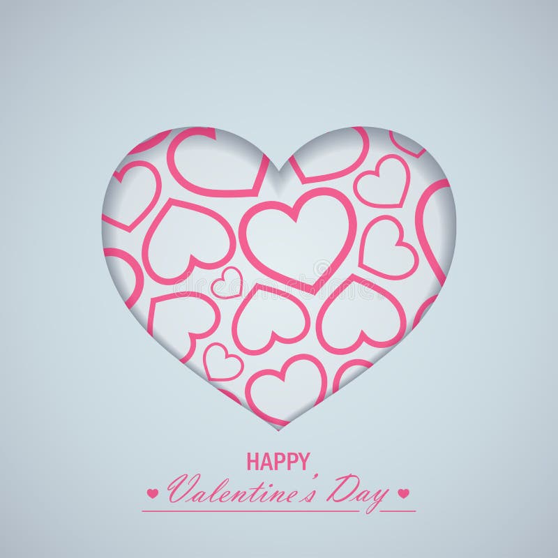 Valentine`s Day Vector Background Stock Vector - Illustration of decor ...