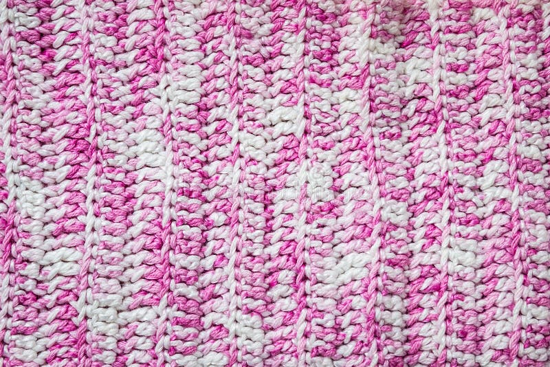 Pink Knitted Background. Knitted Texture. a Sample of Knitting ...