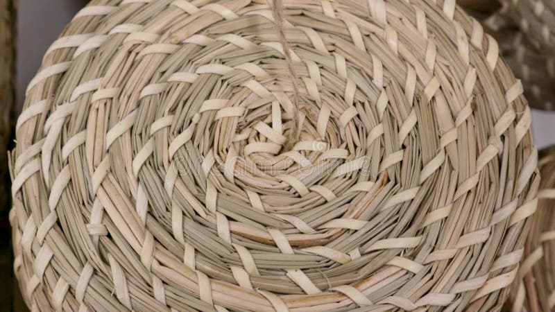 Knitted Basket Texture Structure Traditional Craft Pattern Handmade ...