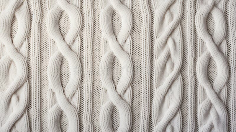 Knitted Cable Fabric Texture - Featuring Raised Cable Pattern Stock ...