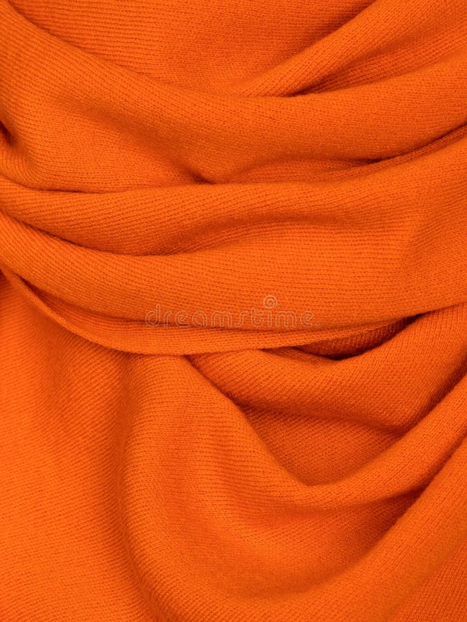 Orange wool fabric stock photo. Image of detail, template - 40568440