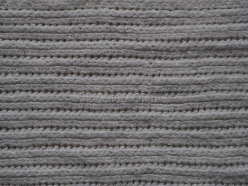 Knitted Fabric Texture. Gray. Simple Knitting with Front and Back Loops ...