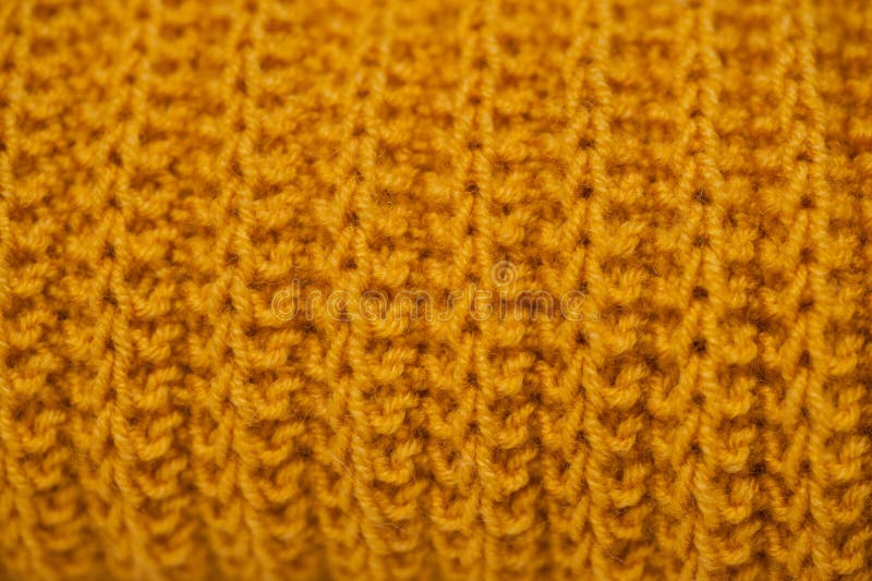 Knitted Fabric Texture Orange Stock Image - Image of nature, backdrop ...