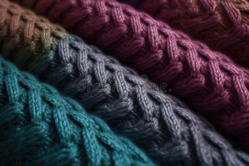 Knitted Fabric Texture with a Pattern. Abstract Knitted Texture ...