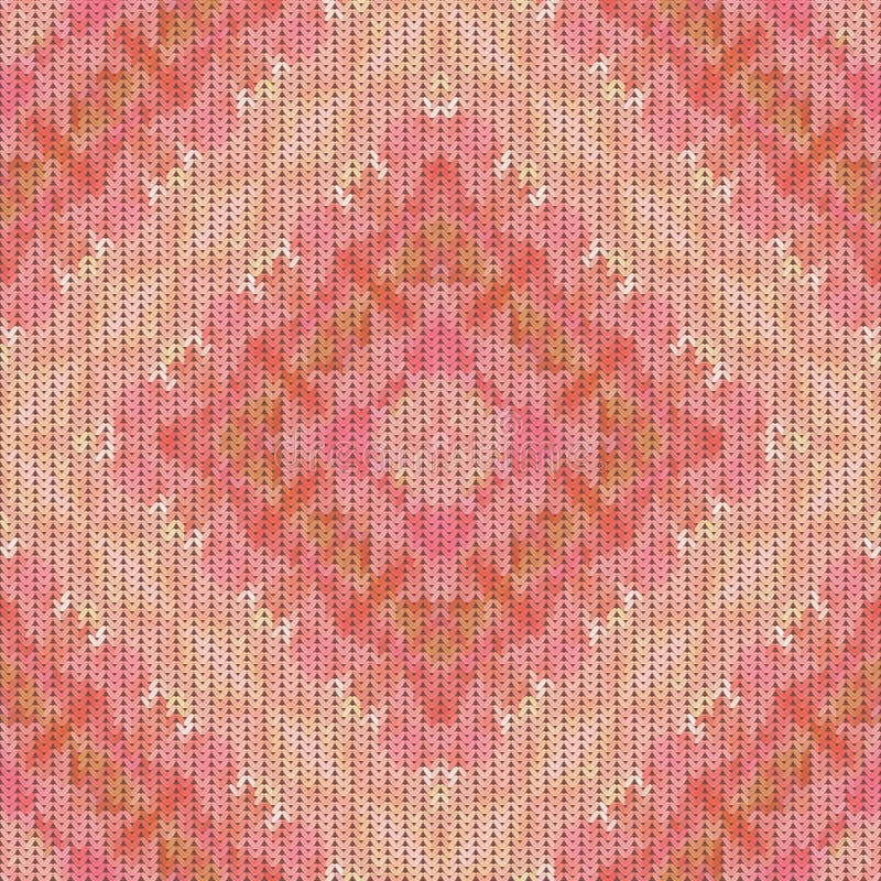Knitted geometric pattern stock vector. Illustration of american - 51909752