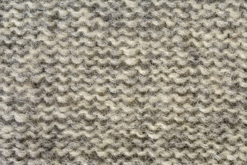 Knitted Gray Background. the Texture of the Knitted Fabric. Stock Image ...