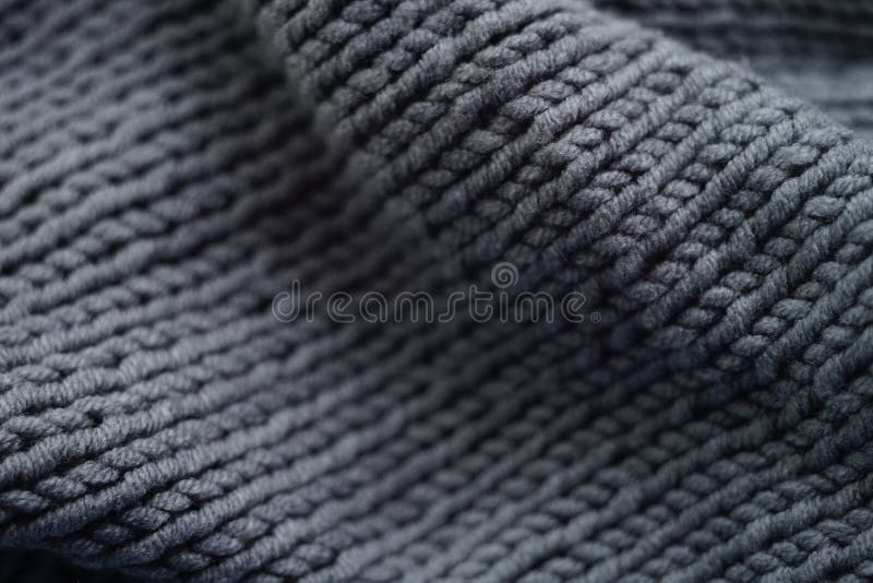 Knitted Grey Background, Gray Scarf Cozy Pattern Stock Photo - Image of ...