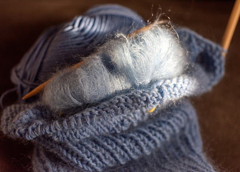 Knitted Handicraft, Beautiful Knitting Pattern, Handicraft Concept ...