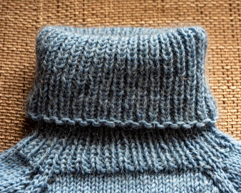 Knitted Handicraft, Beautiful Knitting Pattern, Handicraft Concept, Making Clothes by Hand Stock ...