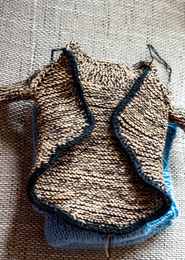 Knitted Handicraft, Beautiful Knitting Pattern, Handicraft Concept ...