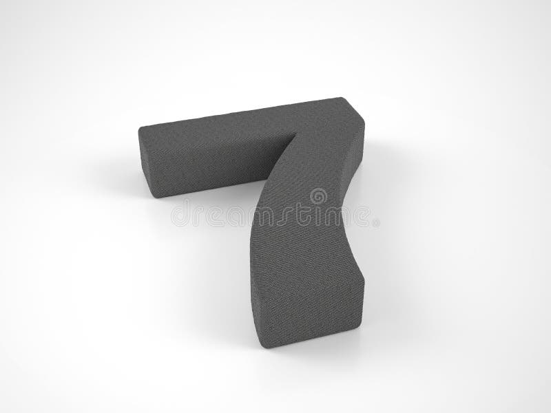 Knitted number seven stock illustration. Illustration of craft - 276484436