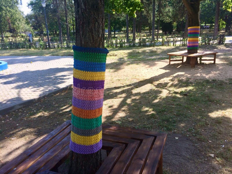 Ornaments for park trees stock photo. Image of tree - 126930636