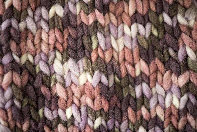 Knitted Pattern of Thick Woolen Thread Stock Photo - Image of blank ...