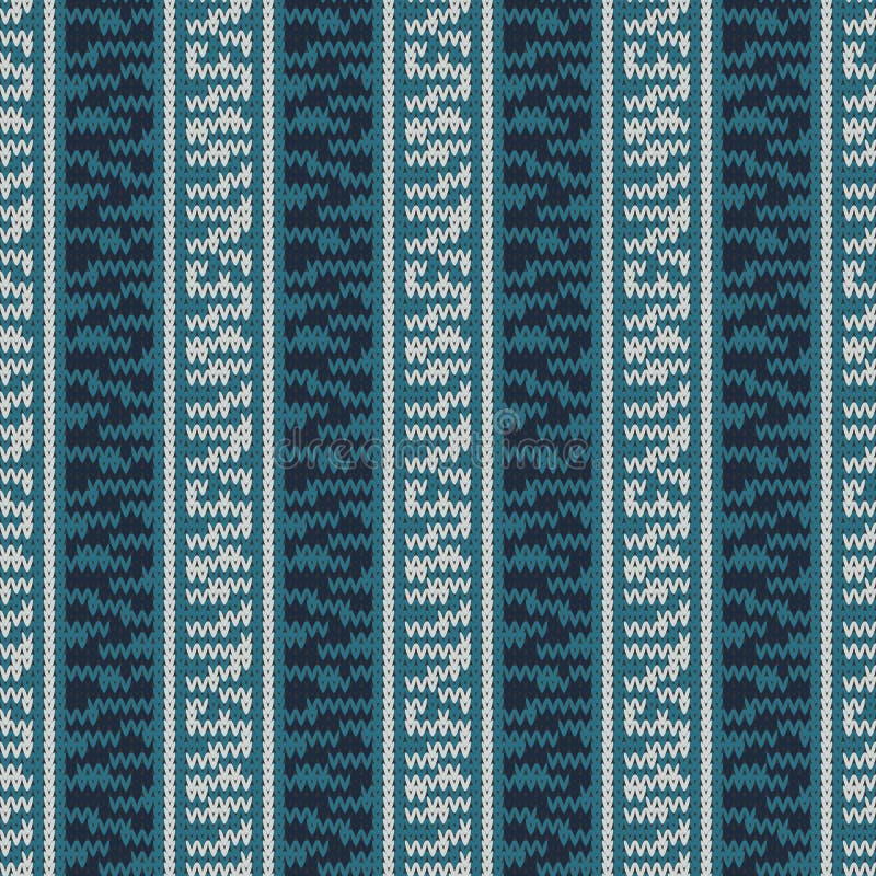 Knitted Seamless Multicolored Pattern with Vertical Stripes Stock ...
