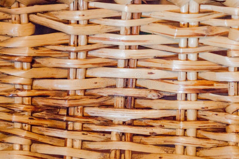 Knitted Straw Background or Weaving Pattern Background in Macro Style ...