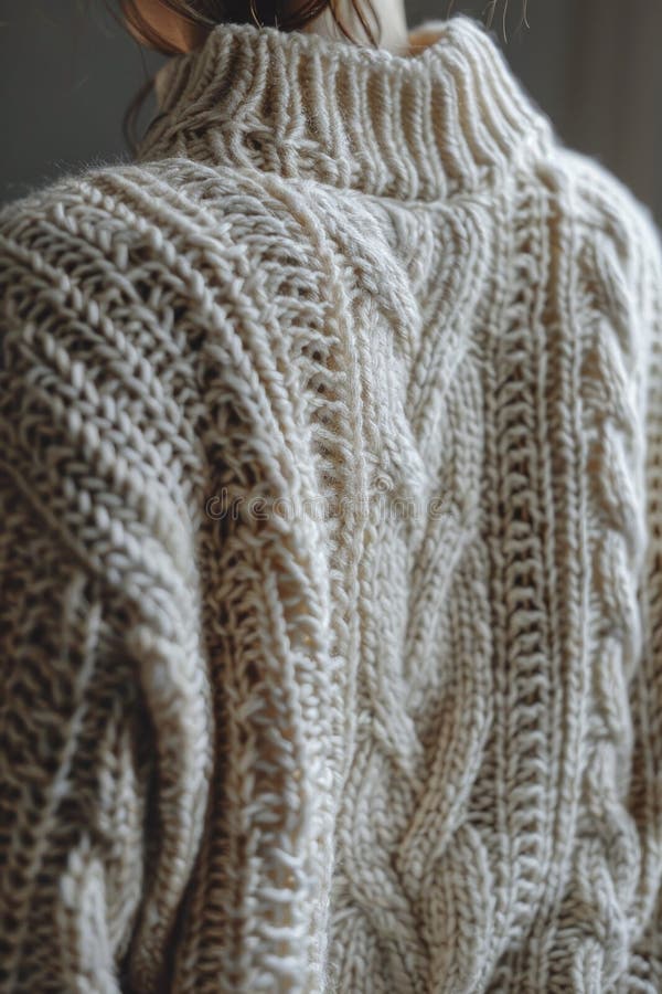 Knitted Sweater Back stock illustration. Illustration of texture ...