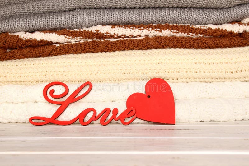 Knitted Sweaters in Different Colors Stock Photo - Image of wallpaper ...