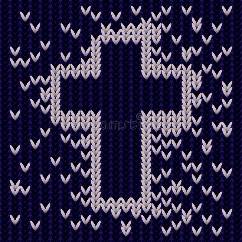 Knitted Texture with Knitted Cross, Vector Stock Vector - Illustration ...