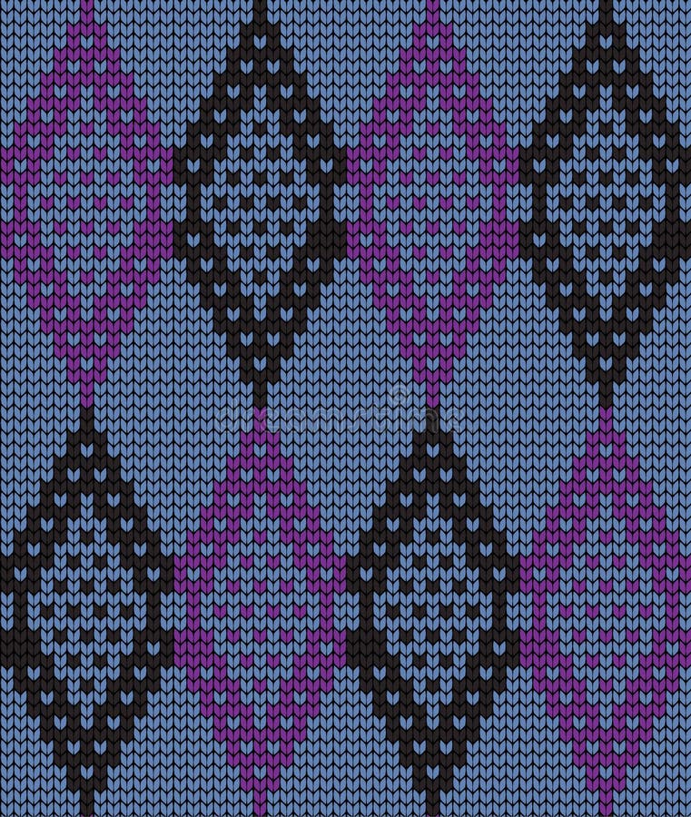 Knitted Texture Seamless Pattern. Vector Seamless Background for Banner ...