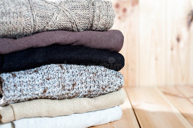 Brown wool jumper cloth stock image. Image of modern - 14825479