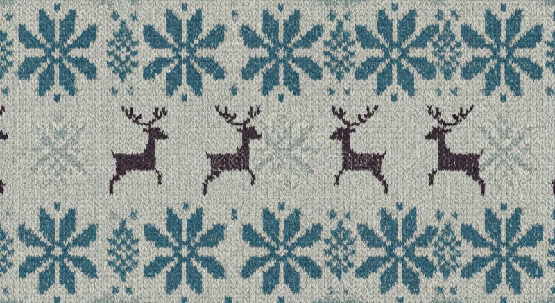 Knitted Winter Sweater Texture with Cozy Nordic Patterns Stock ...
