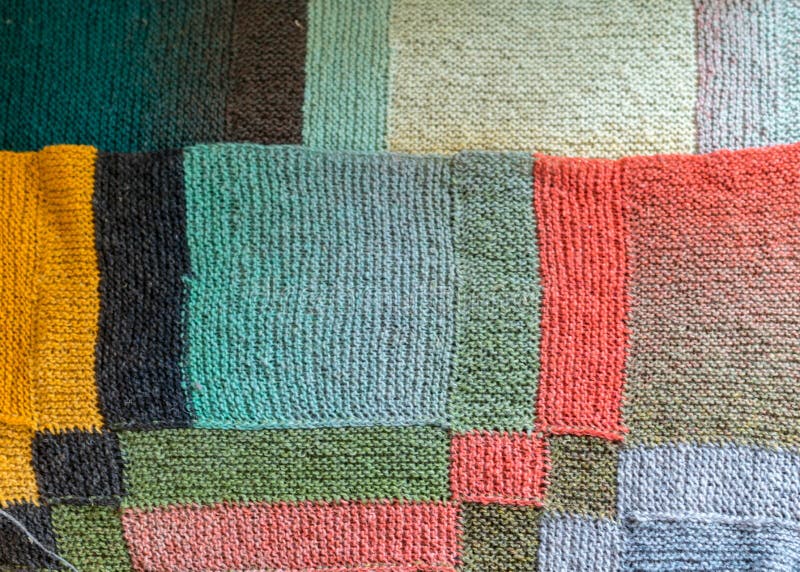 Knitted Wool Scarf, Traditional Handicraft Type, Knitted Background and ...