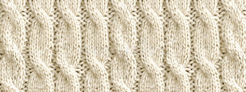 Knitted Wool Texture, Cable Stitch Pattern, Handmade Cloth Stock Photo ...