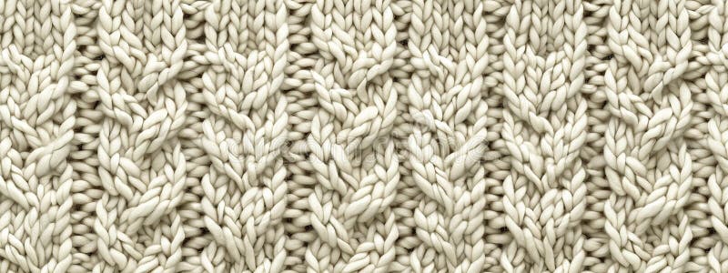 Knitted Wool Texture, Cable Stitch Pattern, Handmade Cloth Stock Photo ...