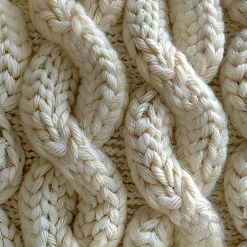 Knitted Wool Texture in Close-up Stock Image - Image of compose, cotton ...