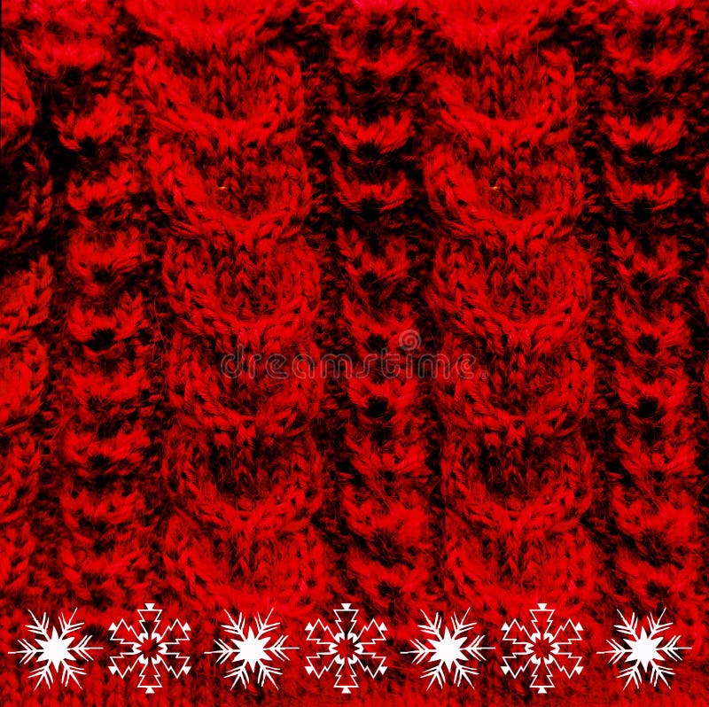 Knitted woolen texture red stock photo. Image of sewing - 61550856