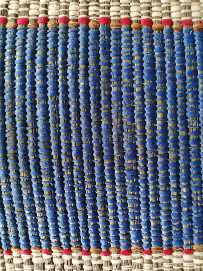 Knitted Yarn Made of Woven Mats Stock Photo - Image of pattern, aqua ...