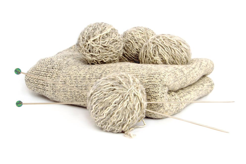 Knitting stock image. Image of skein, comfortable, color - 2035471